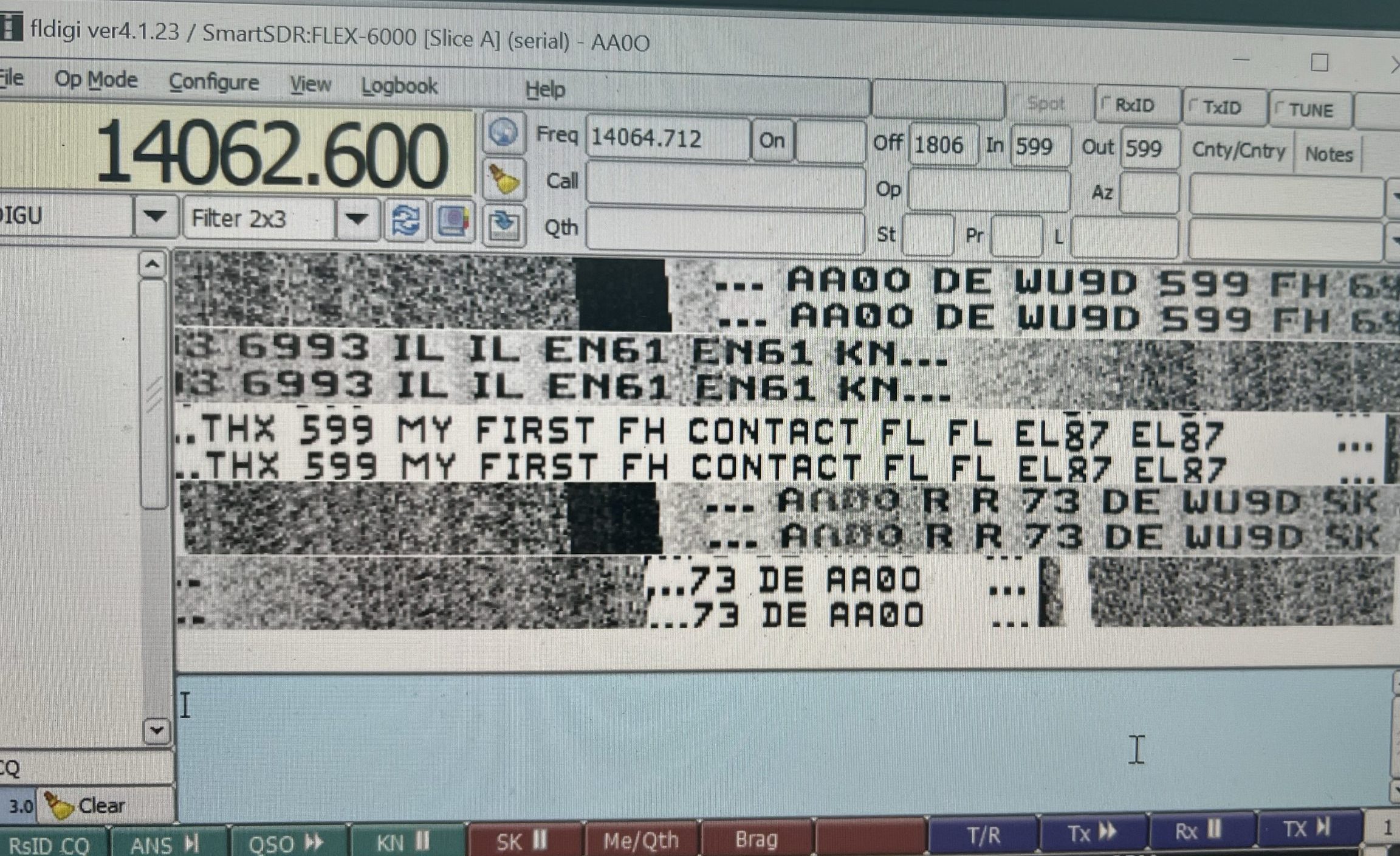 First Feld Hell contact - Radio Blog